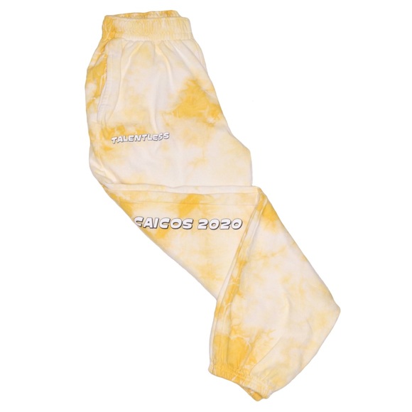 TALENTLESS | Pants & Jumpsuits | Rare Talentless Yellow Tie Dye ...